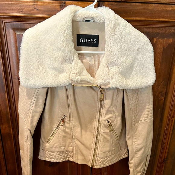 Guess | Jackets & Coats | Guess Leather Jacket | Poshmark